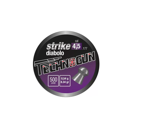 CHUMBINHO STRIKE DIABOLO 4,5 POTE COM 250UN TECHNOGUN